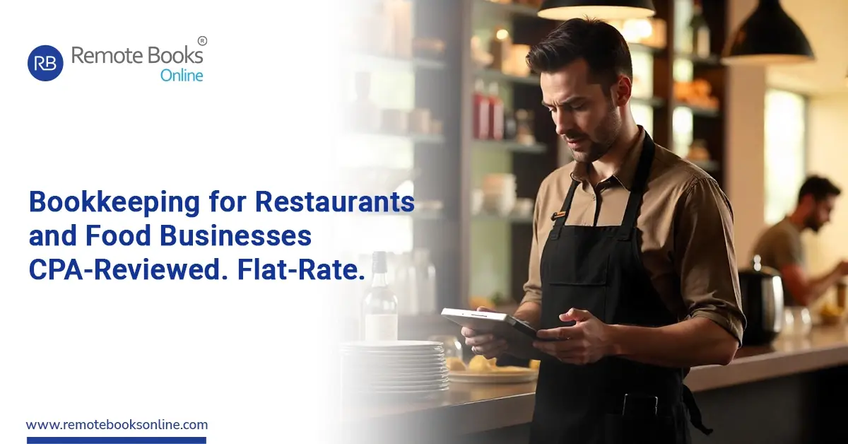 Restaurant Bookkeeping Services | QuickBooks for Restaurants (Flat-Rate ...